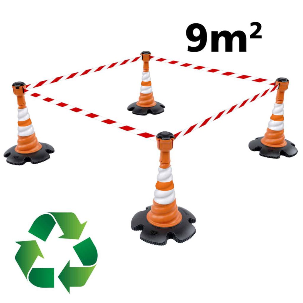 Skipper 27m retractable safety barriers kit (KIT01) - Skipper™